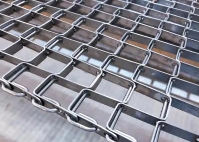 China Heavy Load SS 316 Honeycomb Flat Wire Mesh Conveyor Belt for sale