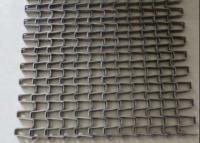 China Bread Baking Stainless Steel Honeycomb Flat Wire Mesh Conveyor Belt for sale