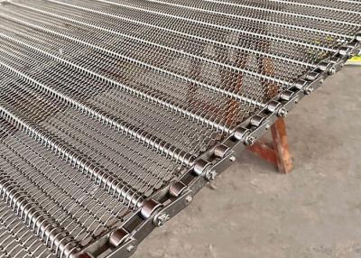 China 304 Stainless Steel Conveyor Belt 2-3mm Plate Thickness High Temperature Resistant Mesh Belt for sale