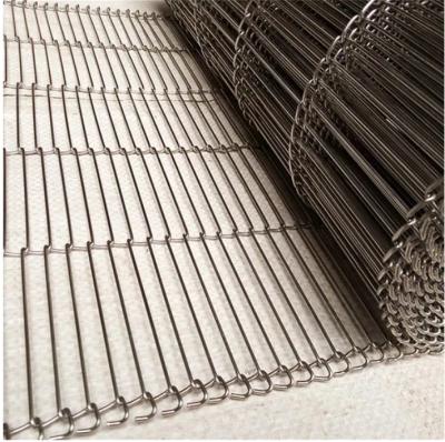 China Chocolate Coating Flat Flex Conveyor Wire Mesh Belt - High Carbon Steel for sale