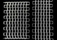 China Stainless Steel Honeycomb Conveyor Chain 25.4x12.7mm for Freezing Food Processing for sale