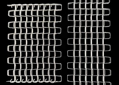 China Stainless Steel Honeycomb Conveyor Chain 25.4x12.7mm for Freezing Food Processing for sale