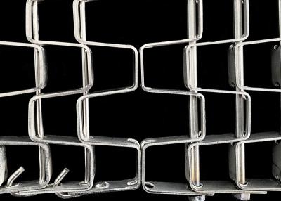 China Stainless Steel Honeycomb Conveyor Belt 304 316 Flat Wire Mesh for Industrial Transport for sale