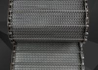 China 304 316 Spiral Stainless Chain Mesh Conveyor Belt for Food Transfer 1000mm Width for sale