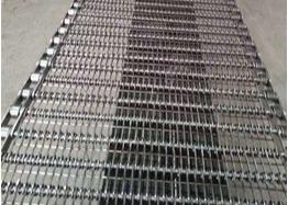 China Heavy Duty Stainless Steel Chain Link Conveyor Belt SS304 Food Grade 25.4mm Pitch for sale