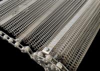 China SS 314 Stainless Steel Chain Link Conveyor Belt Mesh Belt Width 30cm-4m High Temperature Resistance for sale