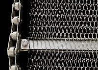 China Food Grade 304 Stainless Steel Chain Mesh Conveyor Belt 0.8-4mm Wire Diameter for sale