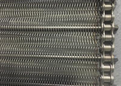 China Stainless Steel Chain Mesh Conveyor Belt 0.8-4mm Wire Diameter for Food Grade Industrial Use for sale