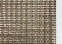 China Decorative Finish Durable Structure Uniform Weaving Metal Decorative Mesh for sale