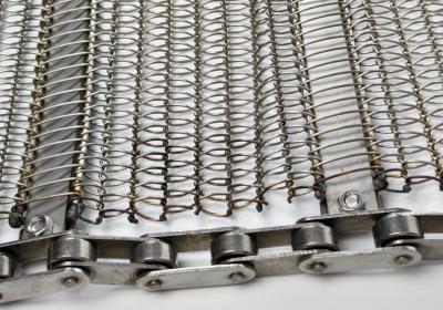 China Food Grade Stainless Steel Flat Belt Plain Weave Mesh for Oven Conveyor 304 for sale