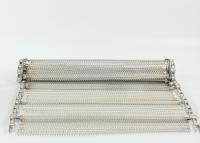 China Stainless Steel Balanced Woven Wire Mesh Belt with Roller Chain for Food Grade Conveyor 304 for sale