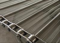 China 316 Stainless Steel Conveyor Belt 50mm-2000mm Width for Snack Production Line for sale