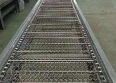 China 316 Stainless Steel Spiral Grid Belt 100mm Pitch for Packaging Machinery Conveyor for sale