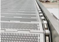 China SUS304 Stainless Steel Perforated Conveyor Belt 1000mm Wide for French Fries Dewatering Cooling for sale