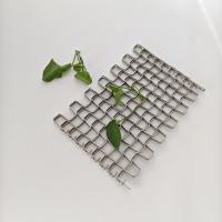 China 304 316L Stainless Steel Flat Wire Mesh Belt Easy to Clean For Food Washing Cooling for sale