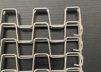 China Stainless Steel Flat Wire Mesh Belt High Temperature Resistant for Food baking drying for sale