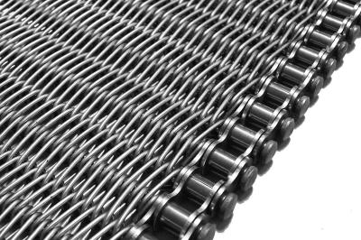 China Stainless Steel Chain Mesh Conveyor Belt for Industrial Food Processing and Material Handling Equipment for sale