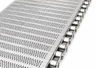 China Stainless Steel Perforated Plate Conveyor Belt with Roller Chain for Industrial Conveying Systems for sale