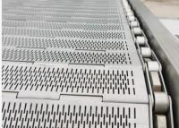 China Stainless Steel Perforated Plate Conveyor Belt with Roller Chain for Industrial Conveying Systems for sale