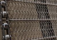 China 304 Stainless Steel Chain Mesh Conveyor Belt - High Temperature Resistant 1150°C with 0.2-4m Width Options for sale