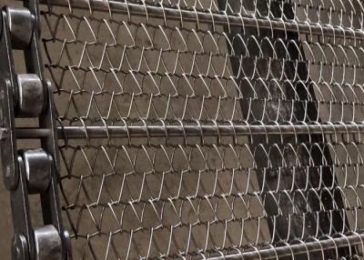 China 304 Stainless Steel Chain Mesh Conveyor Belt - High Temperature Resistant 1150°C with 0.2-4m Width Options for sale
