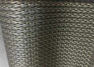 China 304 Stainless Steel Compound Balanced Conveyor Belt 1-3mm Wire Diameter for Nails Production Oven for sale