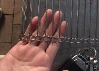 China Easy Clean Food Grade Stainless Steel Flat Flex Mesh belt for sale