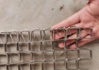 China High Carbon Steel Honeycomb Conveyor Belt with 1/2 x 1 Inch Openings for Industrial Washing Machines for sale