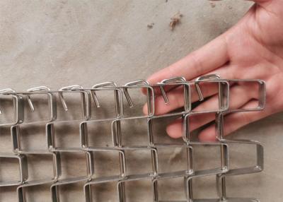 China High Carbon Steel Honeycomb Conveyor Belt with 1/2 x 1 Inch Openings for Industrial Washing Machines for sale