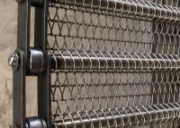 China Food Grade Stainless Steel Spiral Mesh Belt 1 Inch Pitch for Vegetable Blanching Conveyor for sale