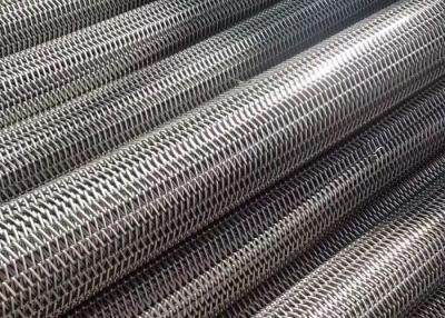 China Glass Cooling Oven Balanced Weave Conveyor Wire Mesh Belt 0.8-4mm Wire Diameter with 2.5-50mm Spiral Pitch for sale