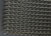 China High Density 201 Stainless Steel Mesh Conveyor Belt with 1.2-1.5mm Wire for Screws and Nuts Transport for sale