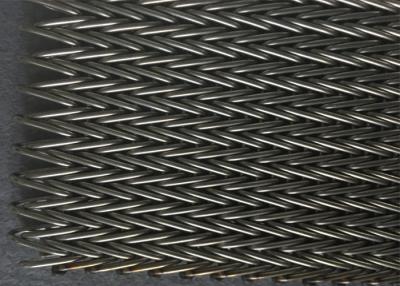 China High Density 201 Stainless Steel Mesh Conveyor Belt with 1.2-1.5mm Wire for Screws and Nuts Transport for sale