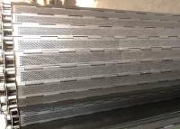 China Custom Stainless Steel Plate Link Conveyor Belt for Food Industry - 304/316 Grade, High Temperature Resistant for sale