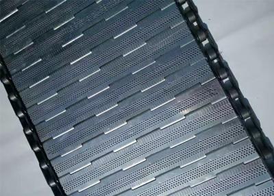 China High Carbon Steel Plate Link Conveyor Belt 1.5-2.0mm Thickness 300-2000mm Width for Tobacco Conveying for sale