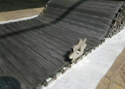 China 316L Stainless Steel Plate Link Conveyor Belt for Glass Bottling Filling - Custom Width & Length for sale