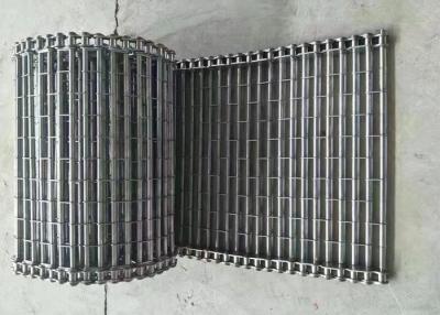 China Deep Frying Machine Eye Link Conveyor Belt Stable Surface Wear Resistance for sale