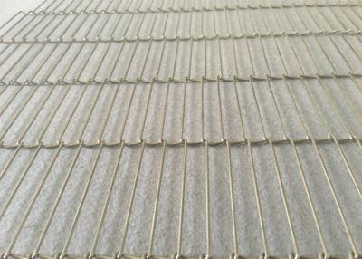China Stainless Steel Flat Flex Conveyor Belt 0-500°C Temperature Range 30cm-3m Width for Seafood Processing for sale
