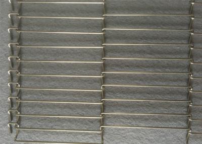 China 316L Stainless Steel Acid Resistant Flat Flex Conveyor Belt 30cm-3m Width 0-500°C Range for sale