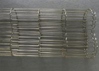 China Food Grade 304 Stainless Steel Flat Flex Conveyor Belt for Chocolate Transport - 200-3600mm Width, 1.0-3.0mm Wire for sale