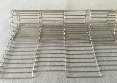 China 304 Stainless Steel Flat Flex Conveyor Belt 30cm-3m Width 0-500°C Temperature Range for Freezing Machines for sale