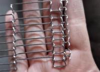 China 304 Stainless Steel Flat Flex Conveyor Belt 1.0-3.0mm Wire Diameter for Pastry Baking Lines for sale