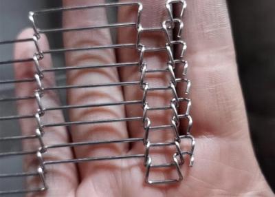 China 304 Stainless Steel Flat Flex Conveyor Belt 1.0-3.0mm Wire Diameter for Pastry Baking Lines for sale