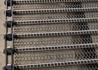 China 600°F Resistant Chain Mesh Conveyor Belt 50cm-5m Width For High Temperature Oven Applications for sale