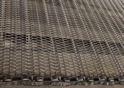 China Food Processing Chain Link Conveyor Systems 304 Food Grade Stainless Steel for sale