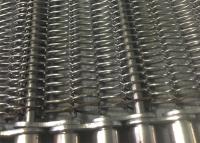China 304 316 Stainless Steel Spiral Mesh Belt Food Grade Conveying Drying 50.8mm Pitch for sale
