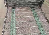 China Food Grade Stainless Steel Mesh Belt 30mm Pitch 2.0mm Thickness for Biscuit Baking for sale