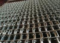 China 304 Stainless Steel Flat Wire Conveyor Belt 25.4×25.4mm 1.2mm Thickness for Food Processing for sale