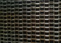 China Galvanized Iron Flat Wire Belt , Honeycomb Belt For Discharging Tower for sale