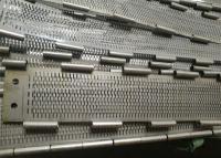China Stainless Steel Perforated Plate Link Conveyor Belt 750mm Width Heat Resistant for sale